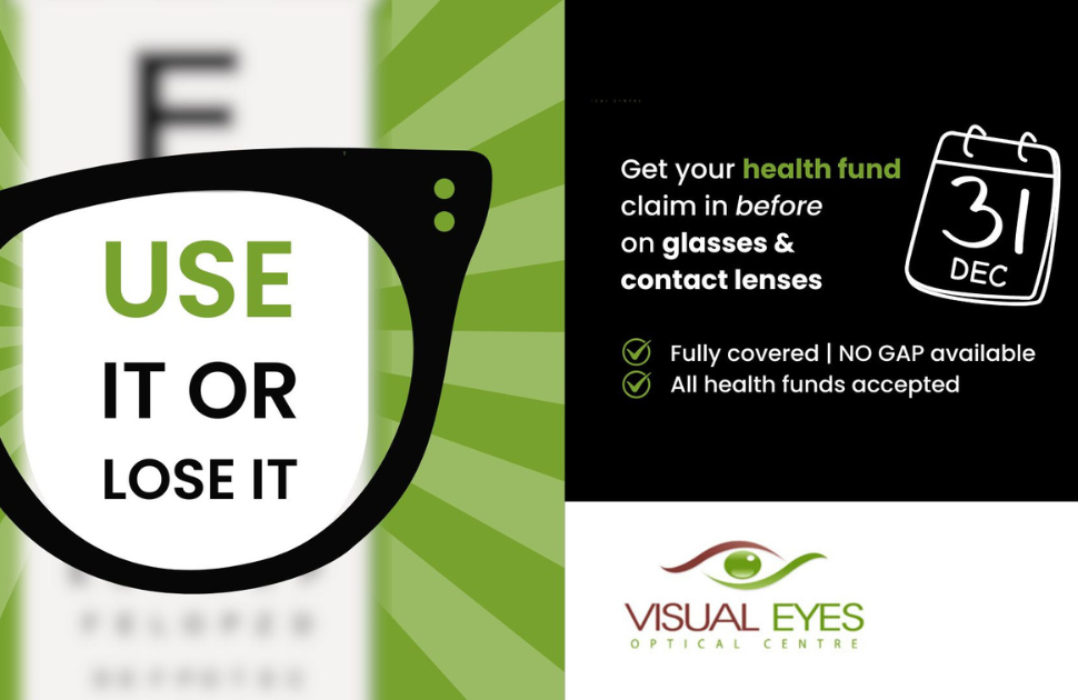 Use it or Lose it | Visual Eye Optical Centre · Dianella Plaza