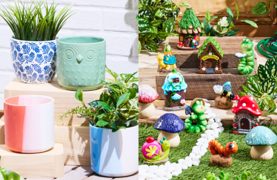 Pots and Fairy Figurines | The Reject Shop · Dianella Plaza